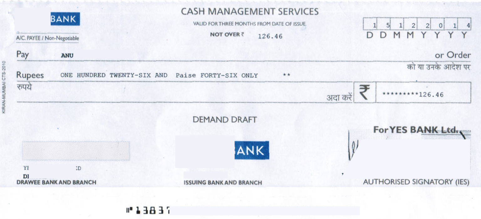 Demand Draft: Meaning, Types, Validity, and Charges